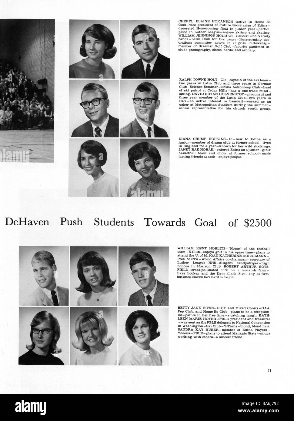 The Whigrean 1965 yearbook showcases the students, faculty, clubs, and athletic teams at Edina ...
