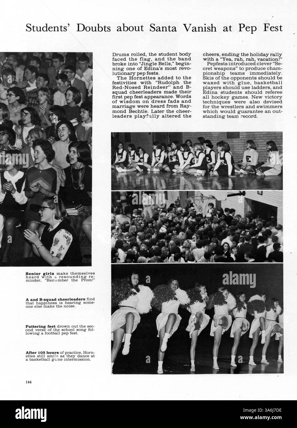 The 1965 edition of the Edina-Morningside High School 'Whigrean' yearbook captures student ...