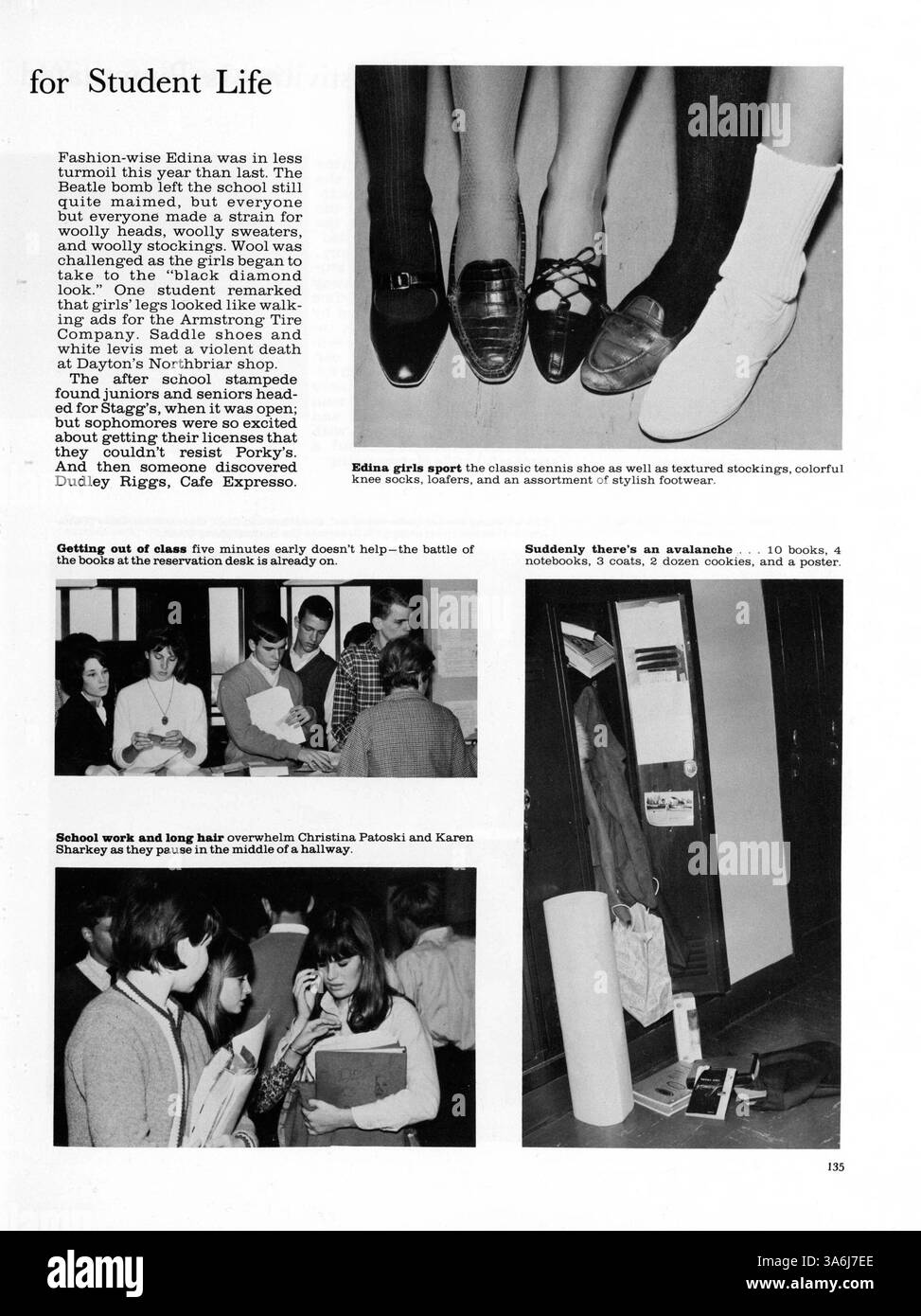 Yearbook from edina morningside high showcases student life hi-res stock photography and images ...