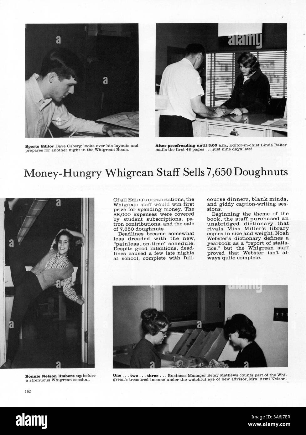 The 'Whigrean' yearbook of 1965 from Edina-Morningside High School ...