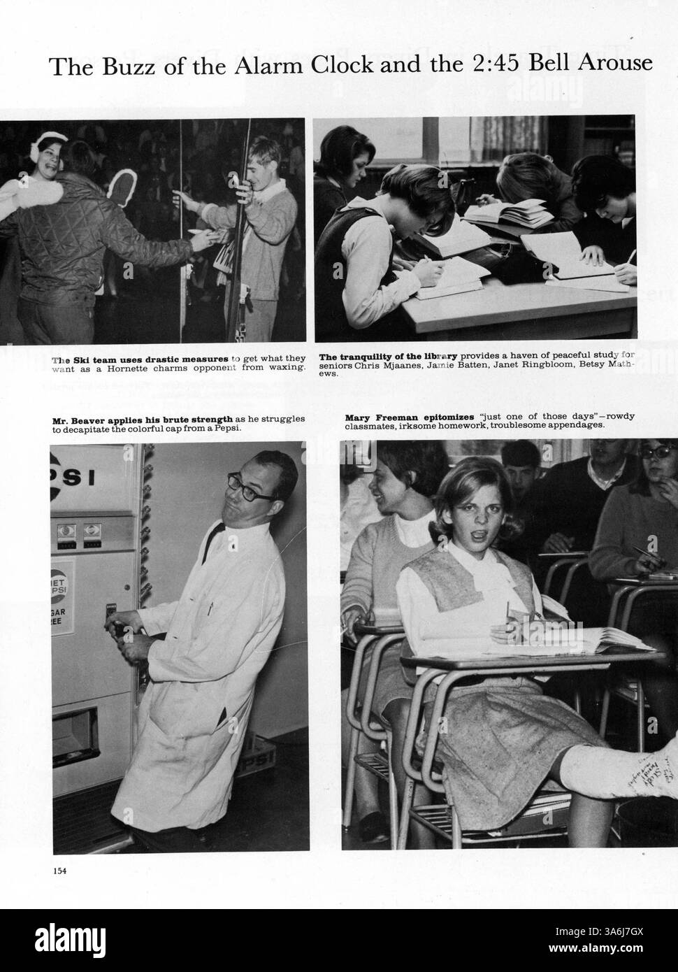 The 1965 'Whigrean' yearbook from Edina-Morningside High School captures significant moments ...