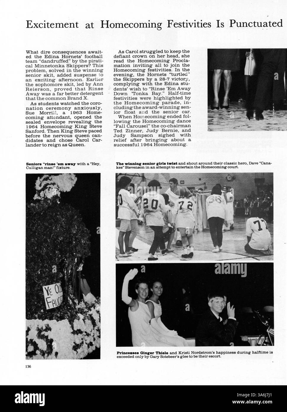 The 1965 Edina-Morningside High School yearbook, 'Whigrean,' provides an overview of students ...