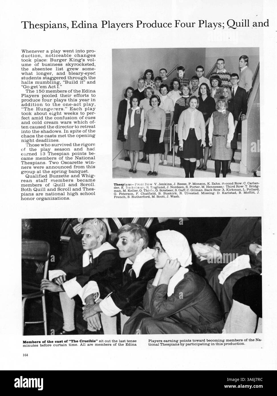 The 1965 'Whigrean' yearbook from Edina-Morningside High School offers an extensive look at the ...