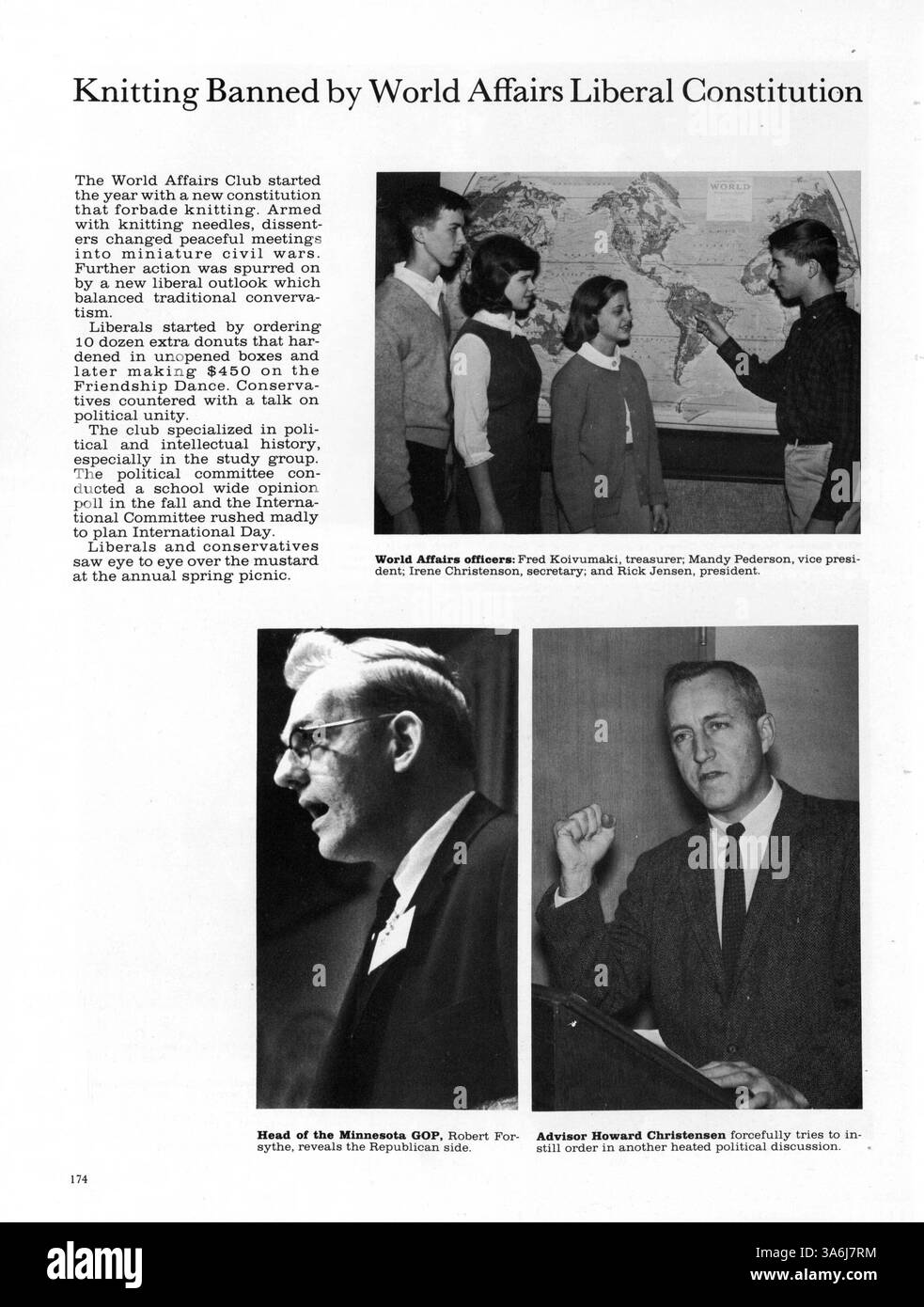 The 1965 'Whigrean' yearbook of Edina-Morningside High School documents ...