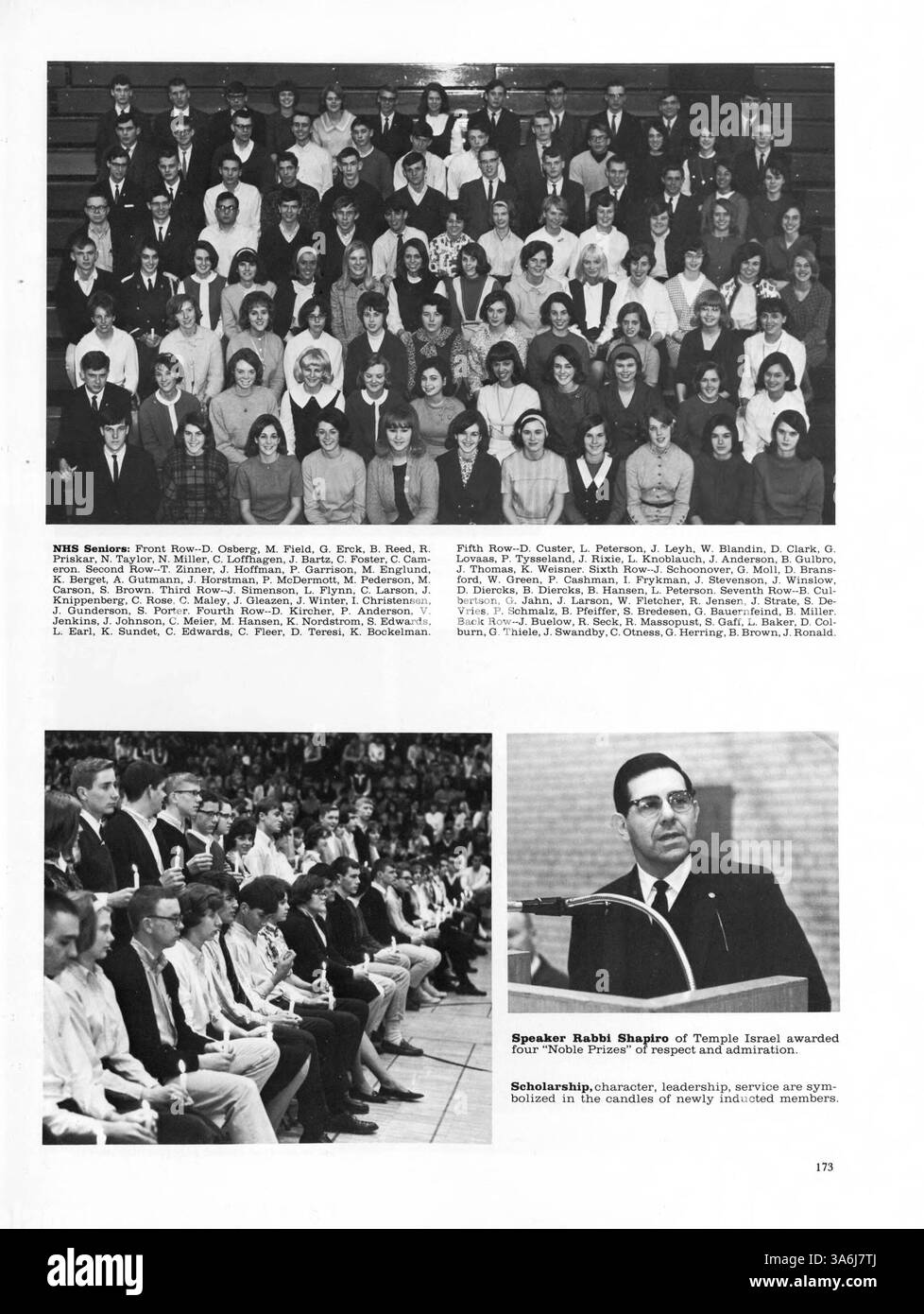 The 'Whigrean' yearbook from Edina-Morningside High School (1965) highlights the major school ...