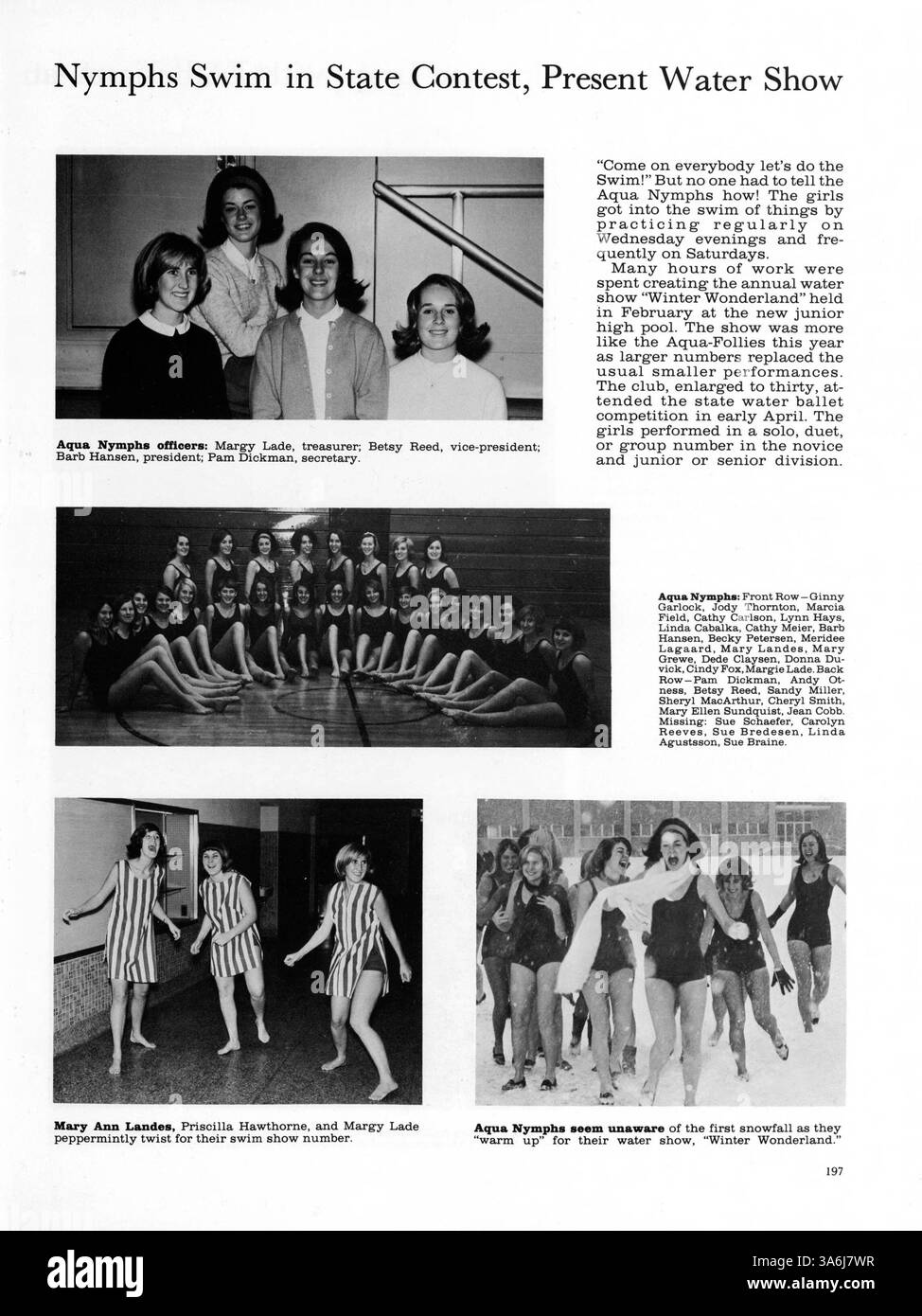 The 'Whigrean' yearbook from Edina-Morningside High School (1965) provides a detailed account of ...