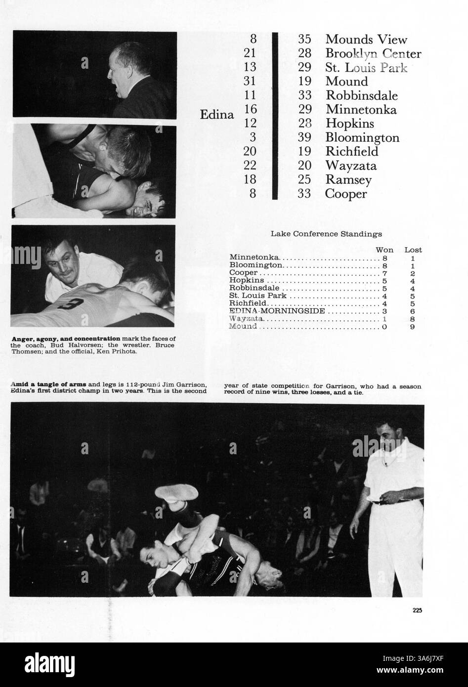 Yearbook from edina morningside high school 1965 documents student life hi-res stock photography ...