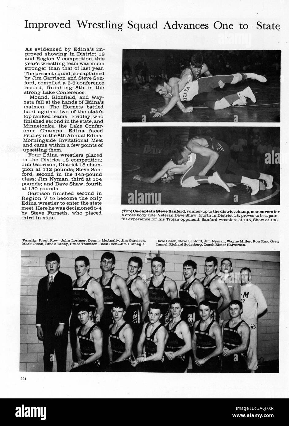 The 1965 edition of the 'Whigrean' yearbook from Edina-Morningside High School showcases the ...