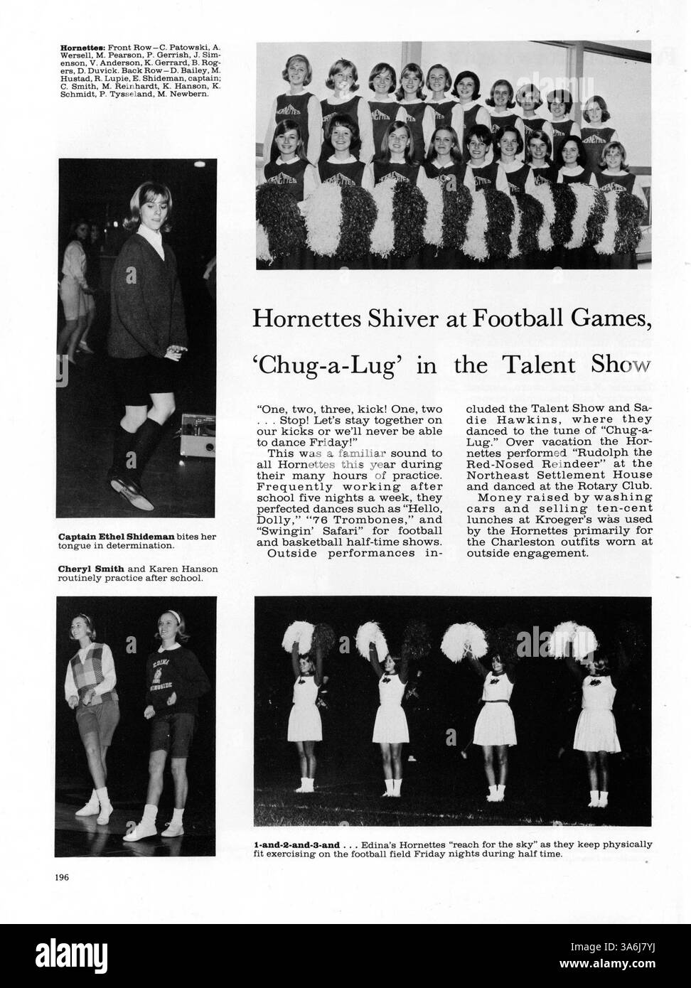 This 1965 edition of the 'Whigrean' yearbook from Edina-Morningside High School details the 1964 ...