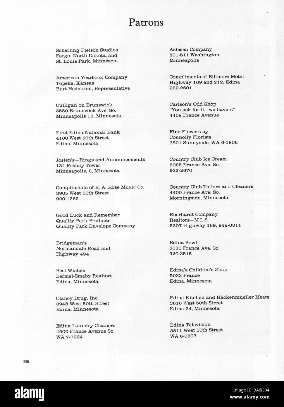 The 'Whigrean' yearbook of 1965 from Edina-Morningside High School provides an overview of ...