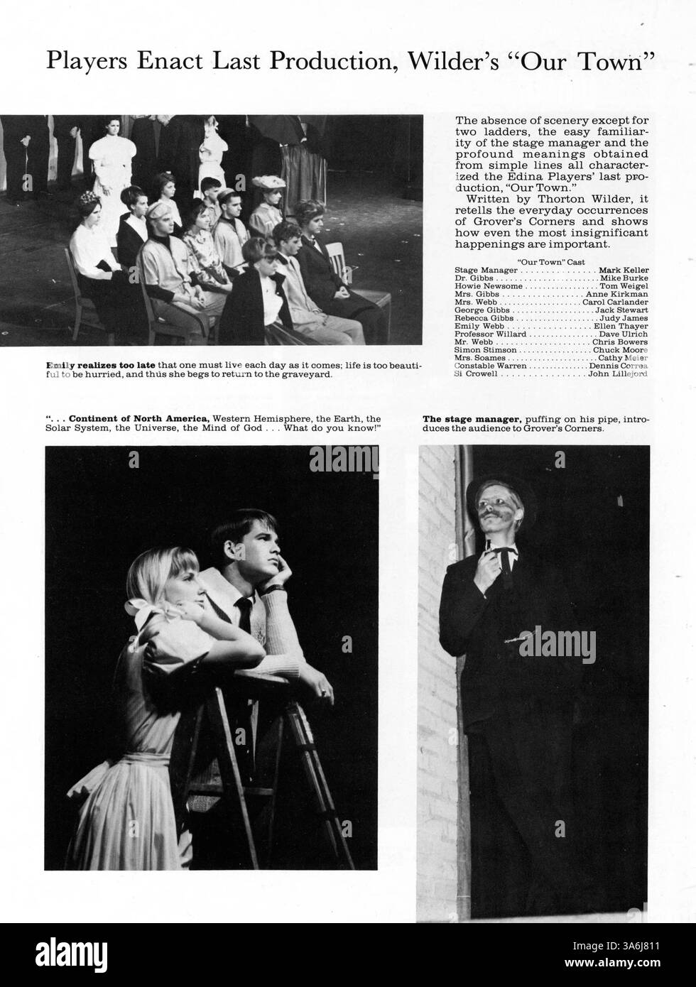 The 1965 'Whigrean' yearbook from Edina-Morningside High School captures student life, teachers ...