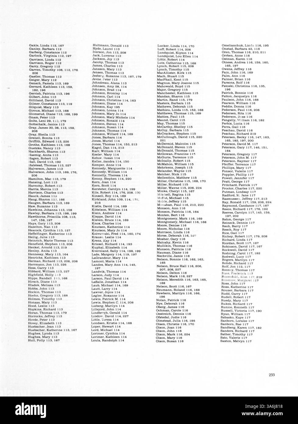 Yearbook from edina morningside high school reflects on the schools year hi-res stock ...