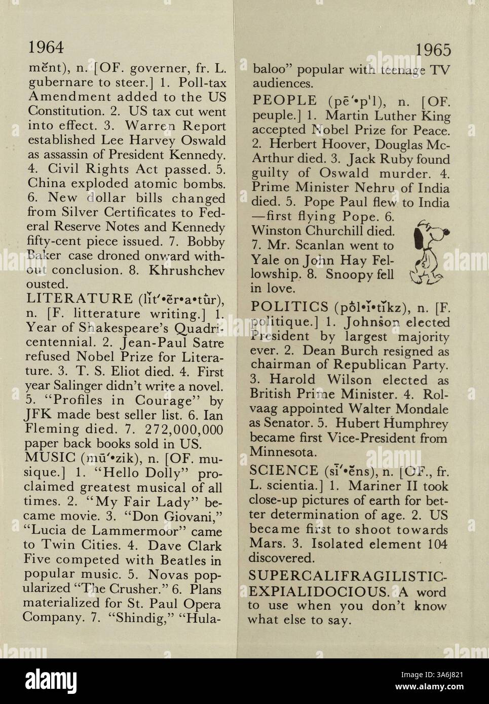 The 'Whigrean' yearbook from Edina-Morningside High School in 1965 documents the school year's ...