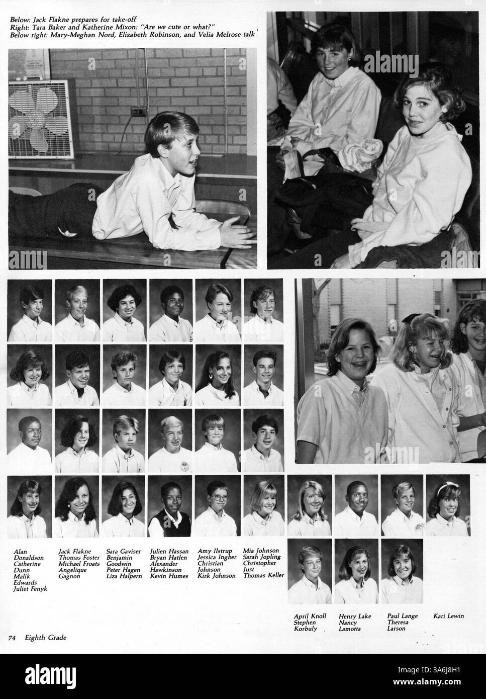 The Breck Yearbook from 1987 highlights the students, faculty ...