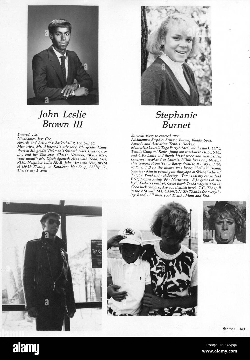 This yearbook from 1987 captures the key events of Breck School’s 1986 ...