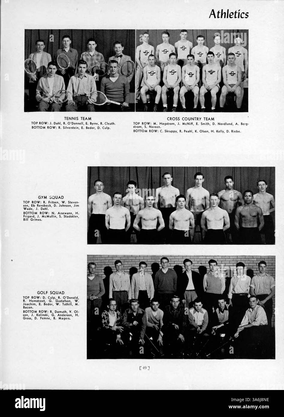 The 'Tiger' Yearbook from South High in 1944 documents the student body ...