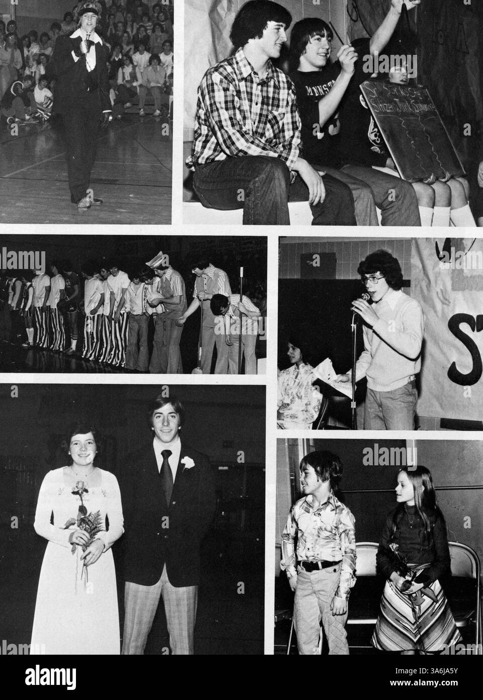 1976 77 school year Black and White Stock Photos & Images - Alamy