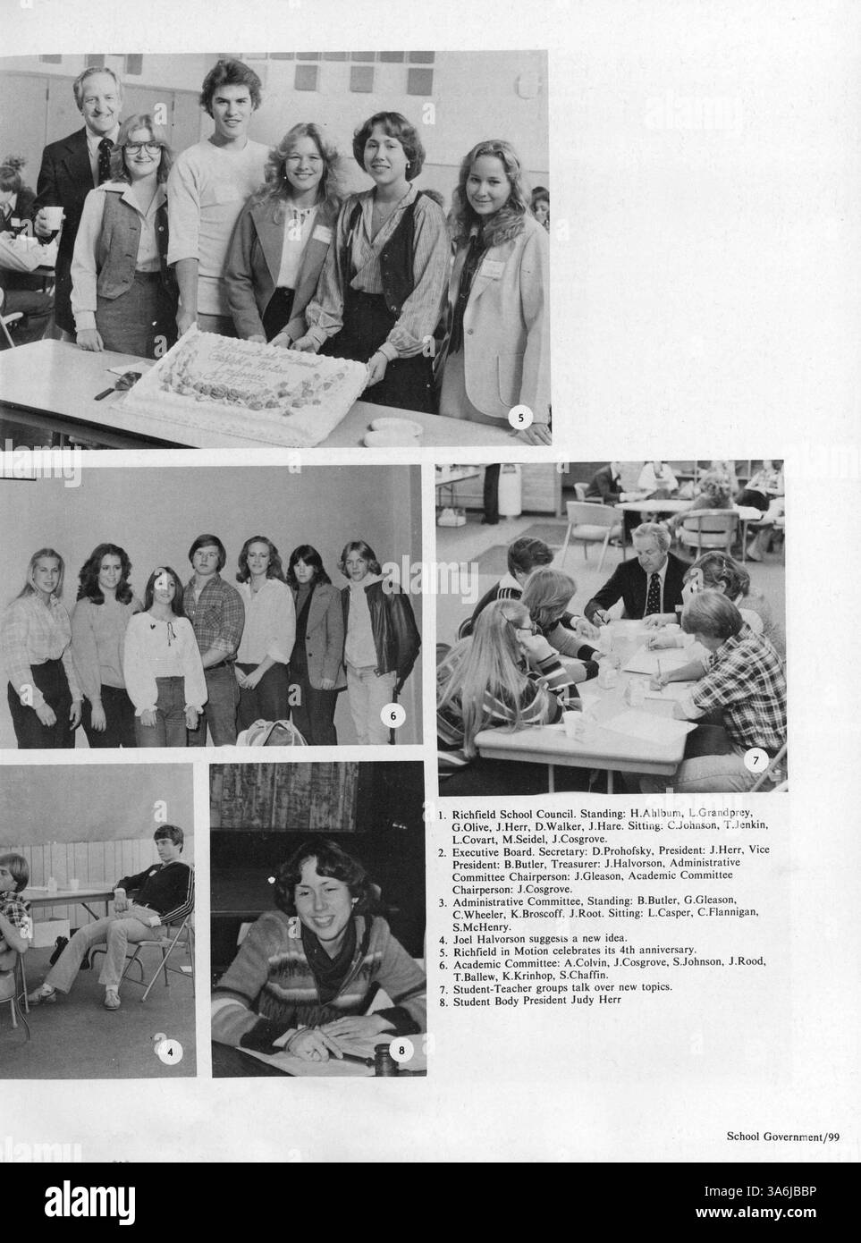 Yearbook from richfield high school commemorates the student life hi ...