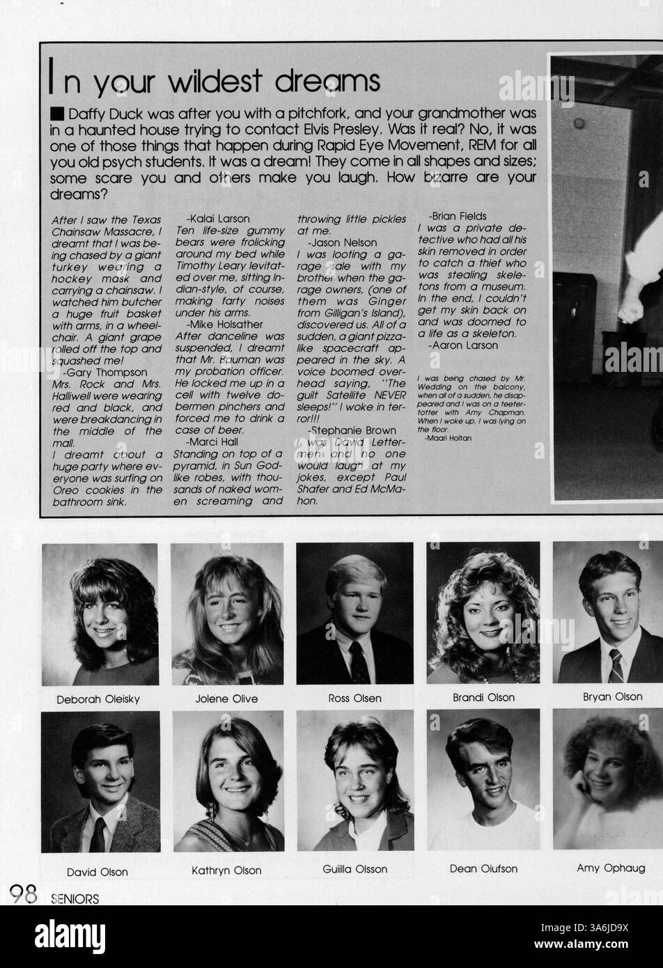 Hopkins High’s 1988 Regalia Yearbook documents a full range of student ...