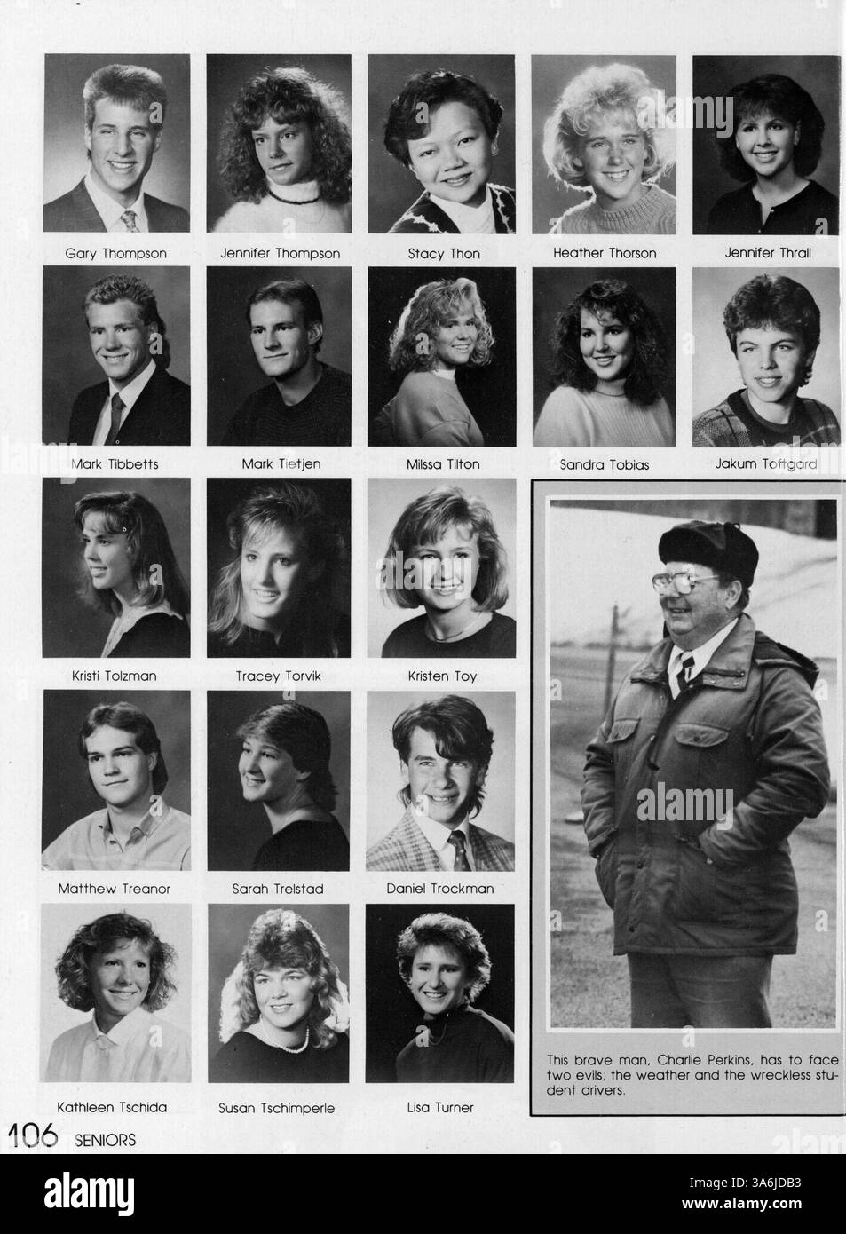 Along with the key events of the 1987 1988 school year hi-res stock ...