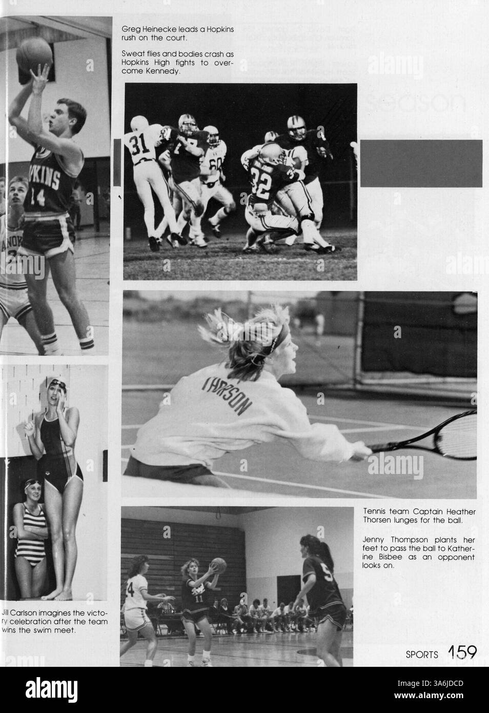 The 'Regalia 1988' yearbook from Hopkins High School showcases the ...