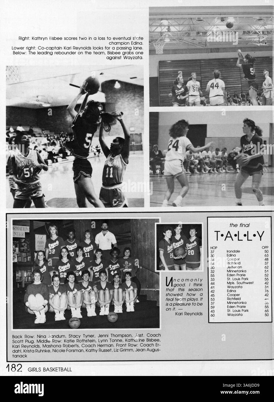 The 'Regalia 1988' yearbook from Hopkins High School offers a record of the 1987-1988 school ...