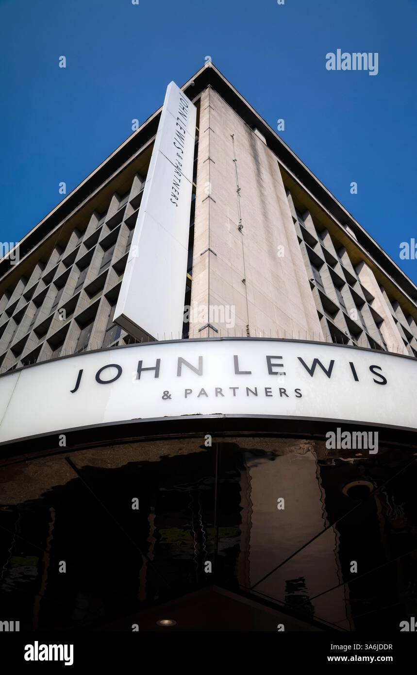 John Lewis flagship department store, situated on Oxford Street, in the ...