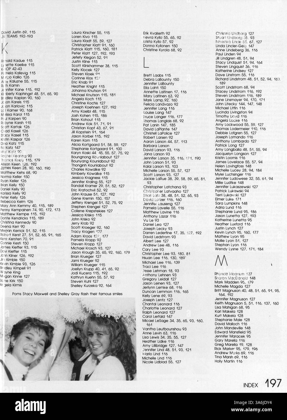 The 1988 'Regalia' yearbook from Hopkins High School provides a detailed account of the 1987 ...