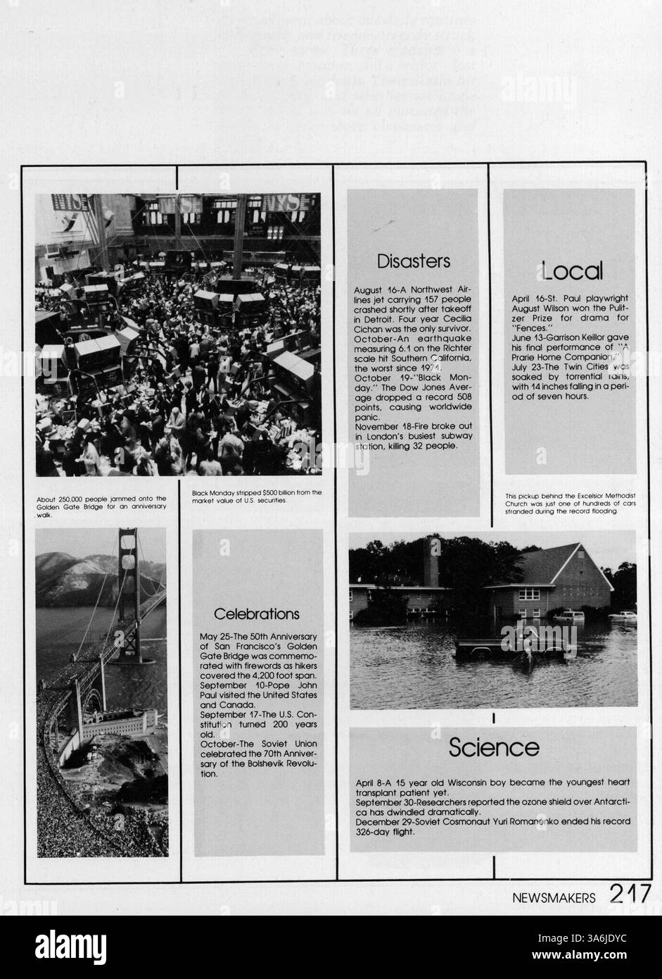 'Regalia 1988' records the key moments of the 1987-1988 academic year ...