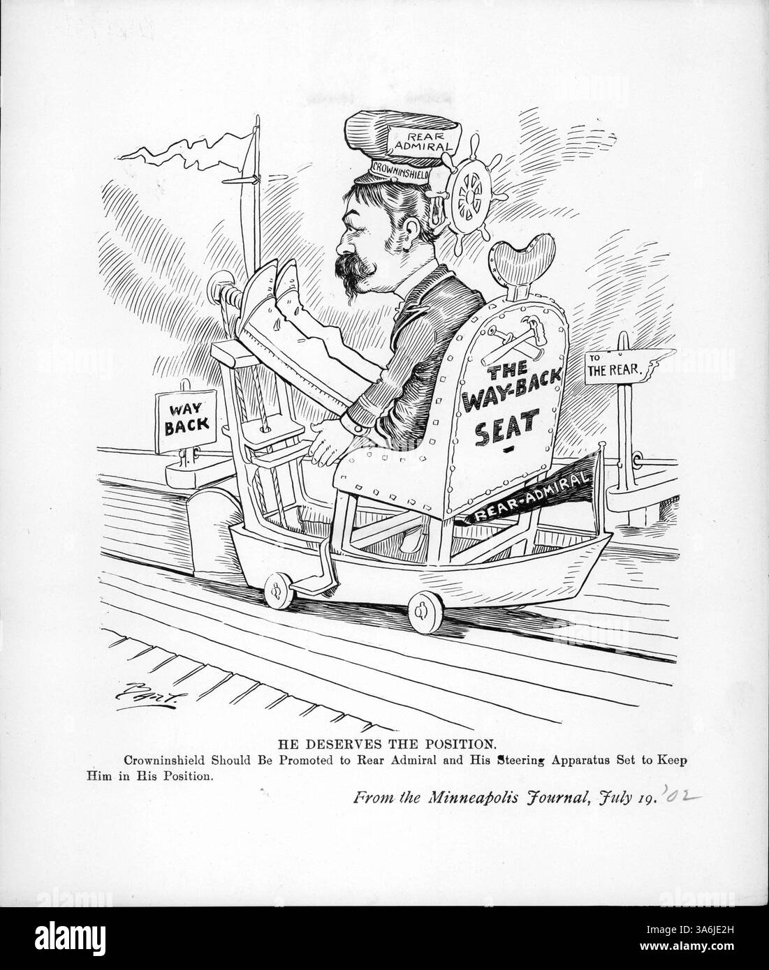 Wearing a rear admiral hat hi-res stock photography and images - Alamy