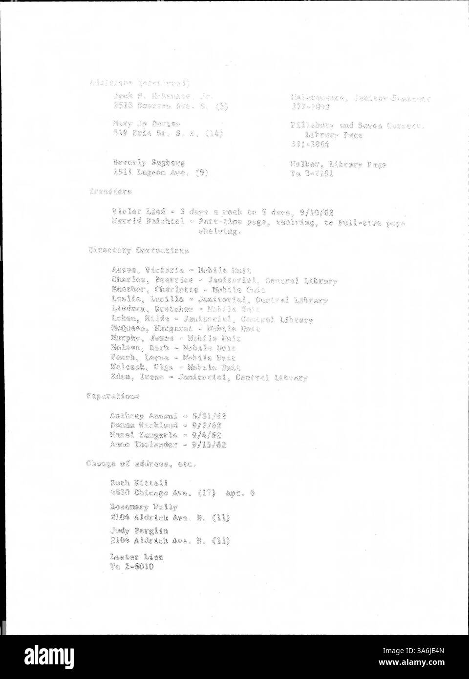 The Minneapolis Public Library's 1962 weekly bulletin offers important ...