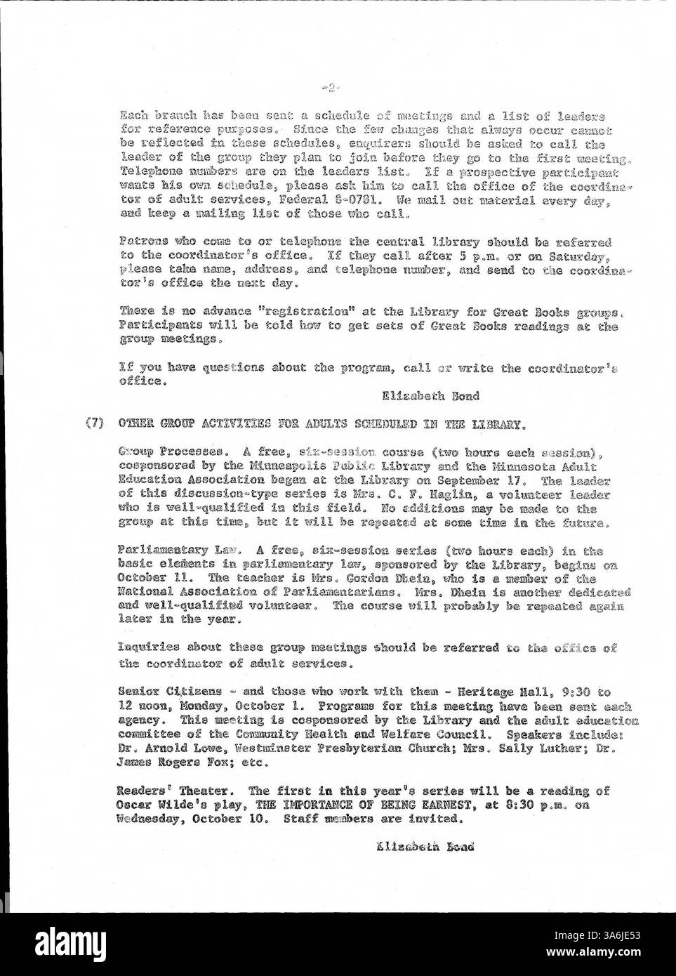 The 1962 Minneapolis Public Library bulletin features weekly internal ...