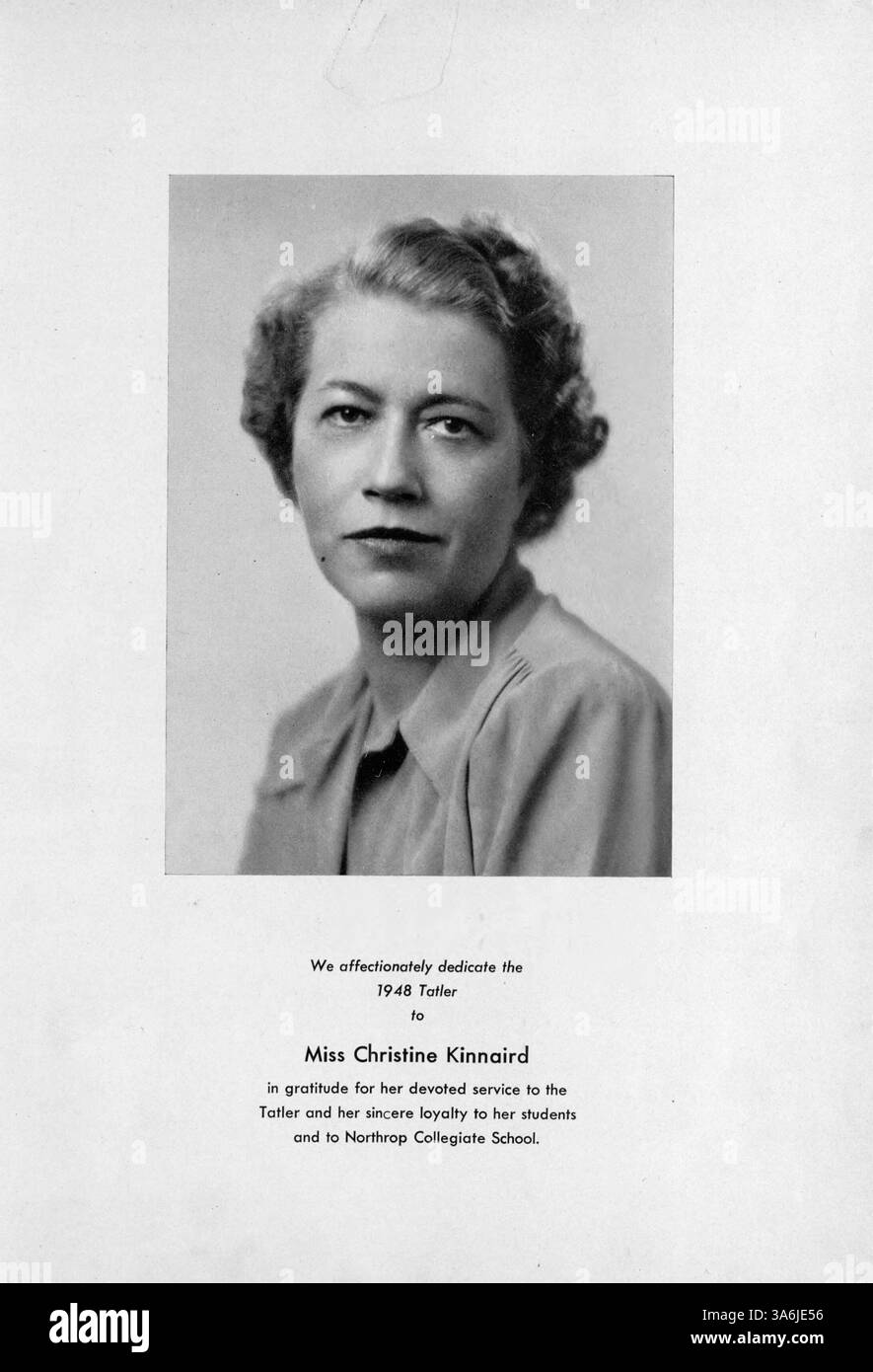 The 1948 Northrop Collegiate Yearbook, 'Tatler,' provides a comprehensive look at the students ...