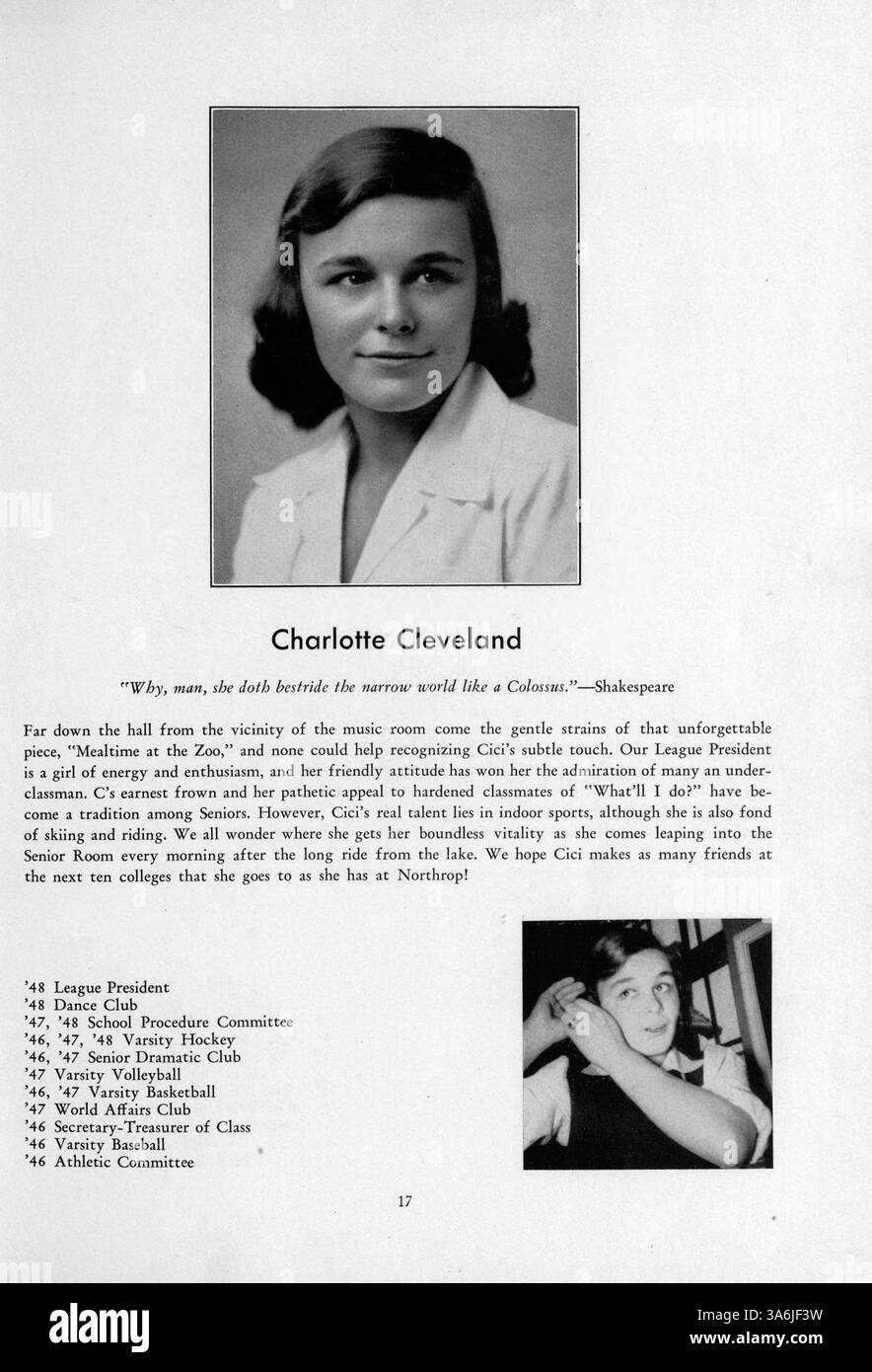 The 1948 edition of 'Tatler,' the Northrop Collegiate Yearbook, documents the 1947-1948 school ...