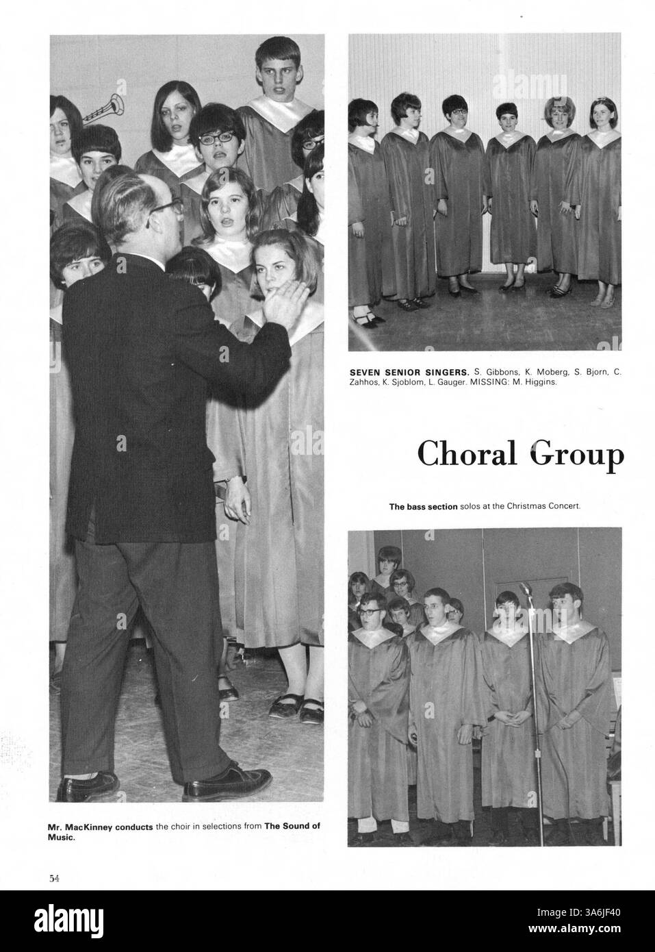 The 67 villager yearbook provides a snapshot of student life hi-res stock photography and images ...