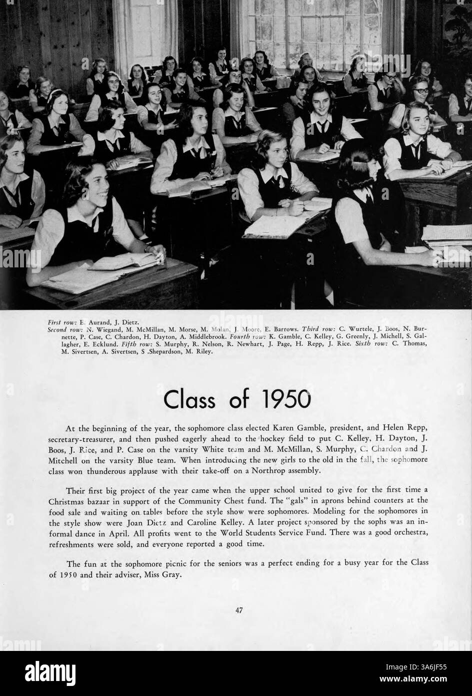 The 1948 'Tatler' Yearbook highlights the 1947-1948 school year at ...