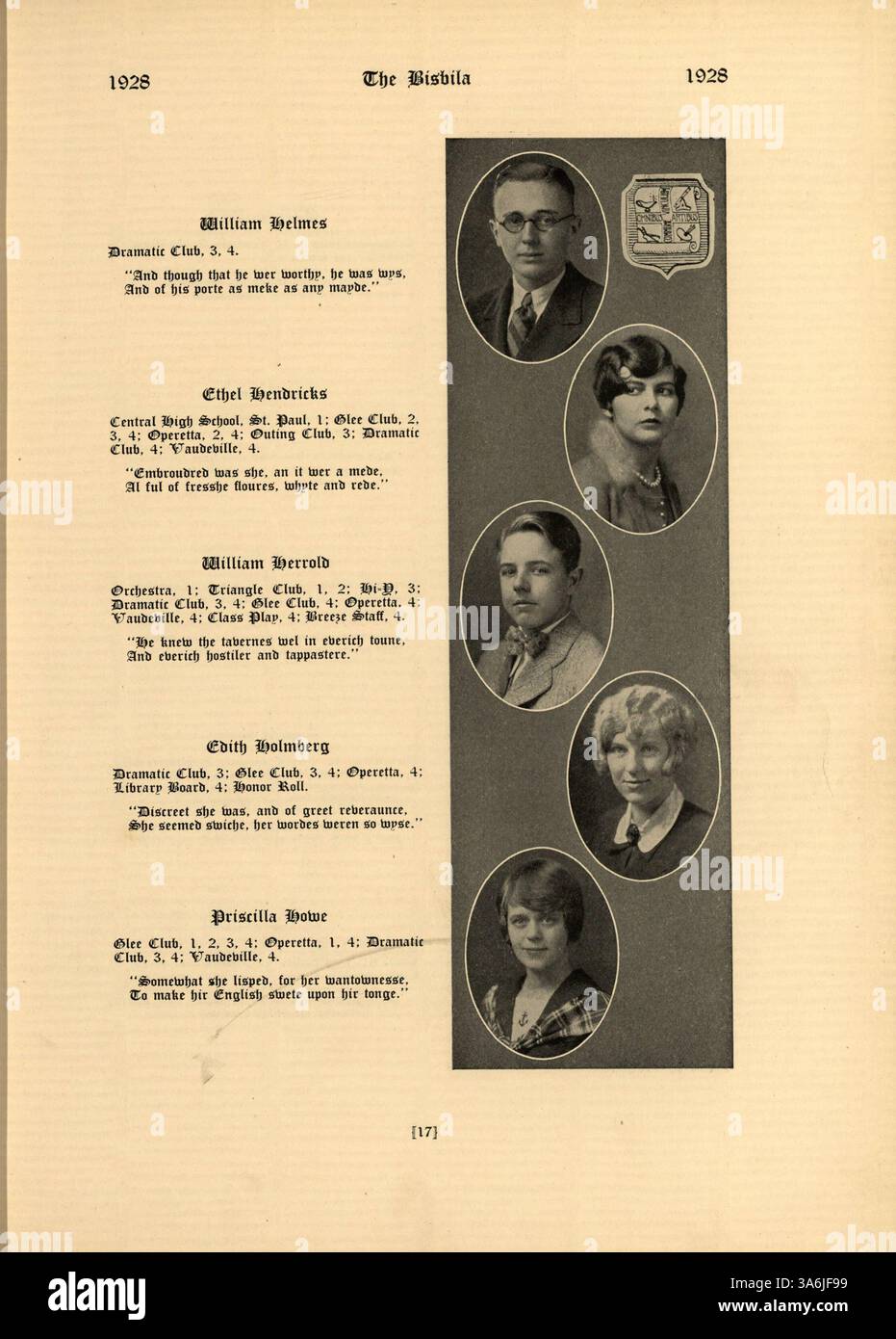 The 1928 'Bisbila' Yearbook from University High School details the highlights of the 1927-1928 ...