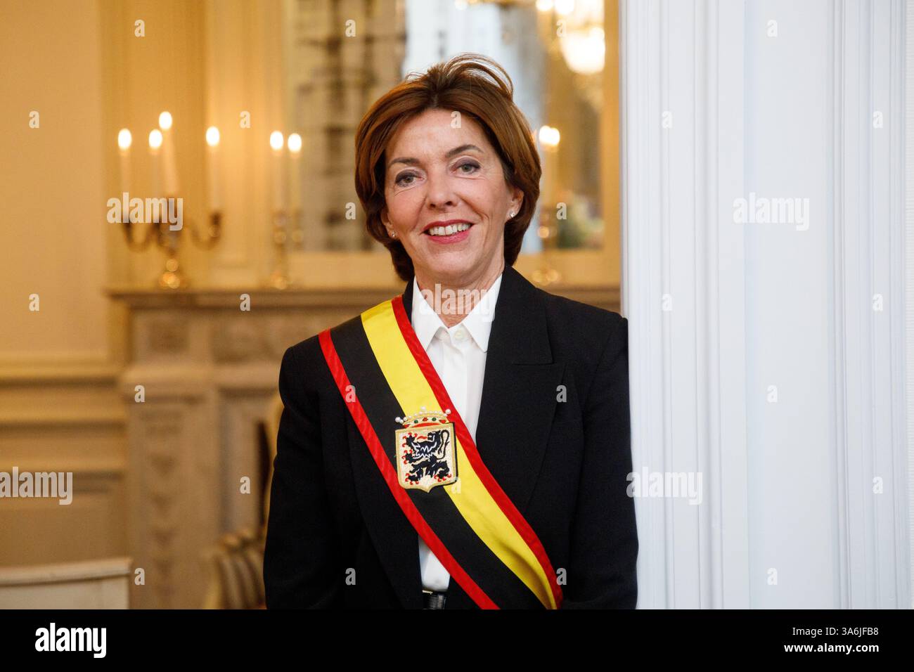 Gent, Belgium. 25th Mar, 2025. East-Flanders province governor Carina ...