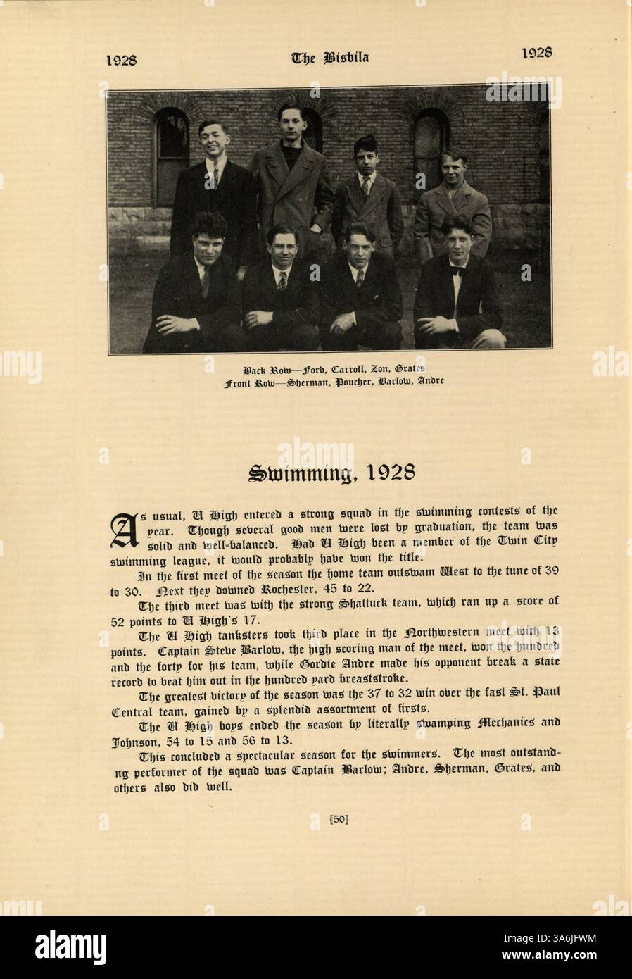 The 1928 University High Yearbook, Bisbila, offers a comprehensive look ...