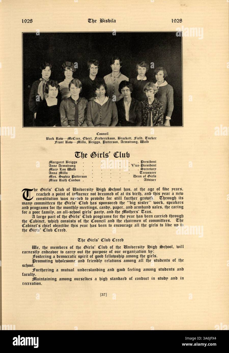 The 1928 'Bisbila' Yearbook from University High School highlights the ...