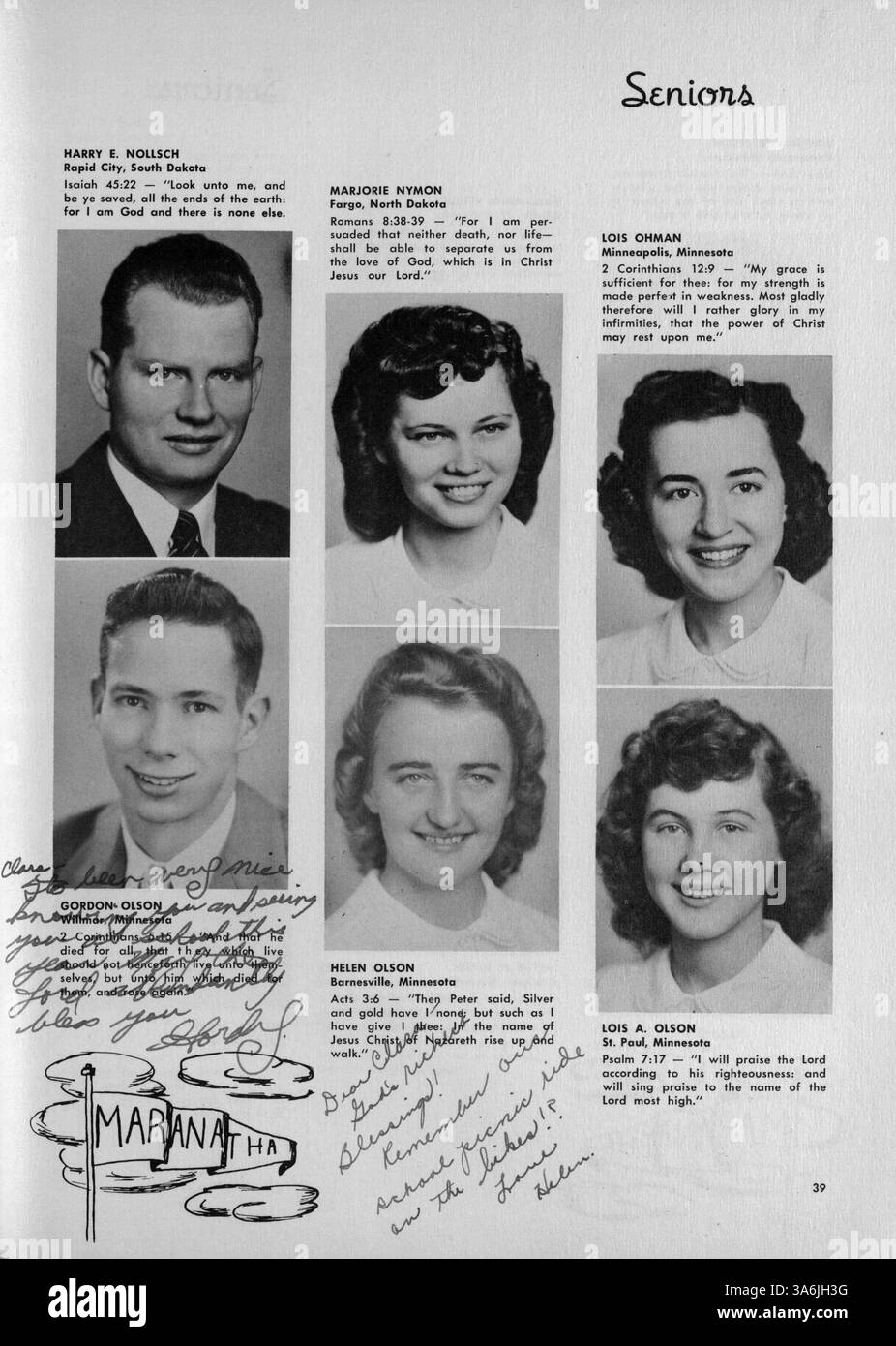 This 1950 yearbook archive from North Central Bible Institute captures a snapshot of the school ...