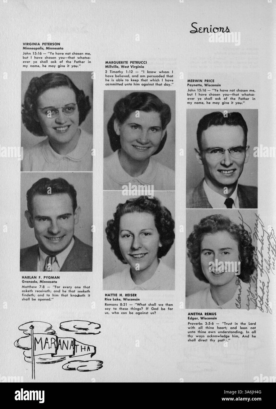 This 1950 yearbook from North Central Bible Institute highlights the ...