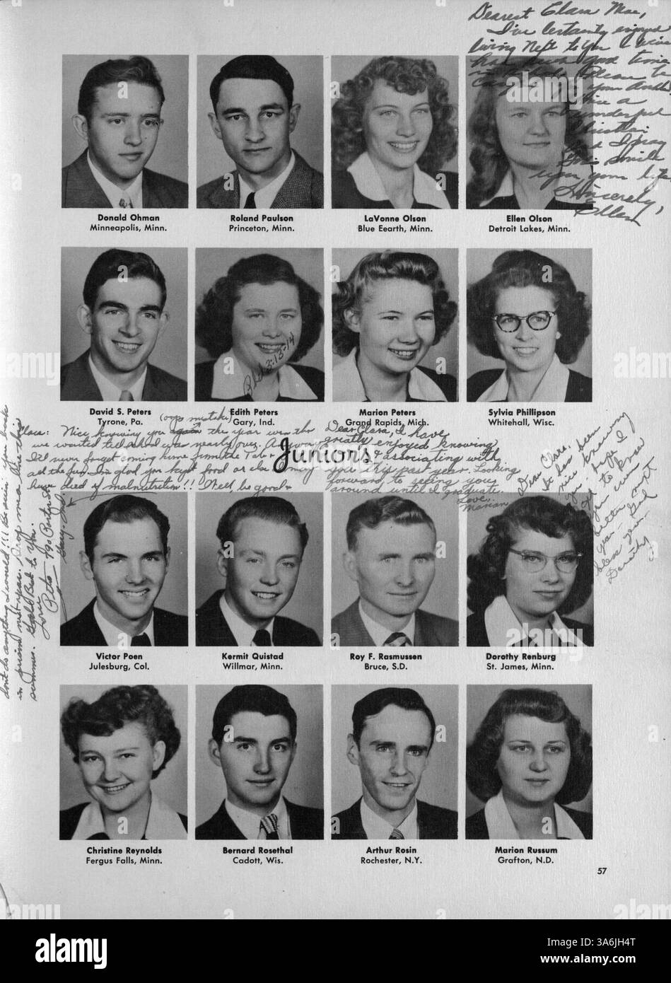 This 1950 yearbook from North Central Bible Institute preserves ...