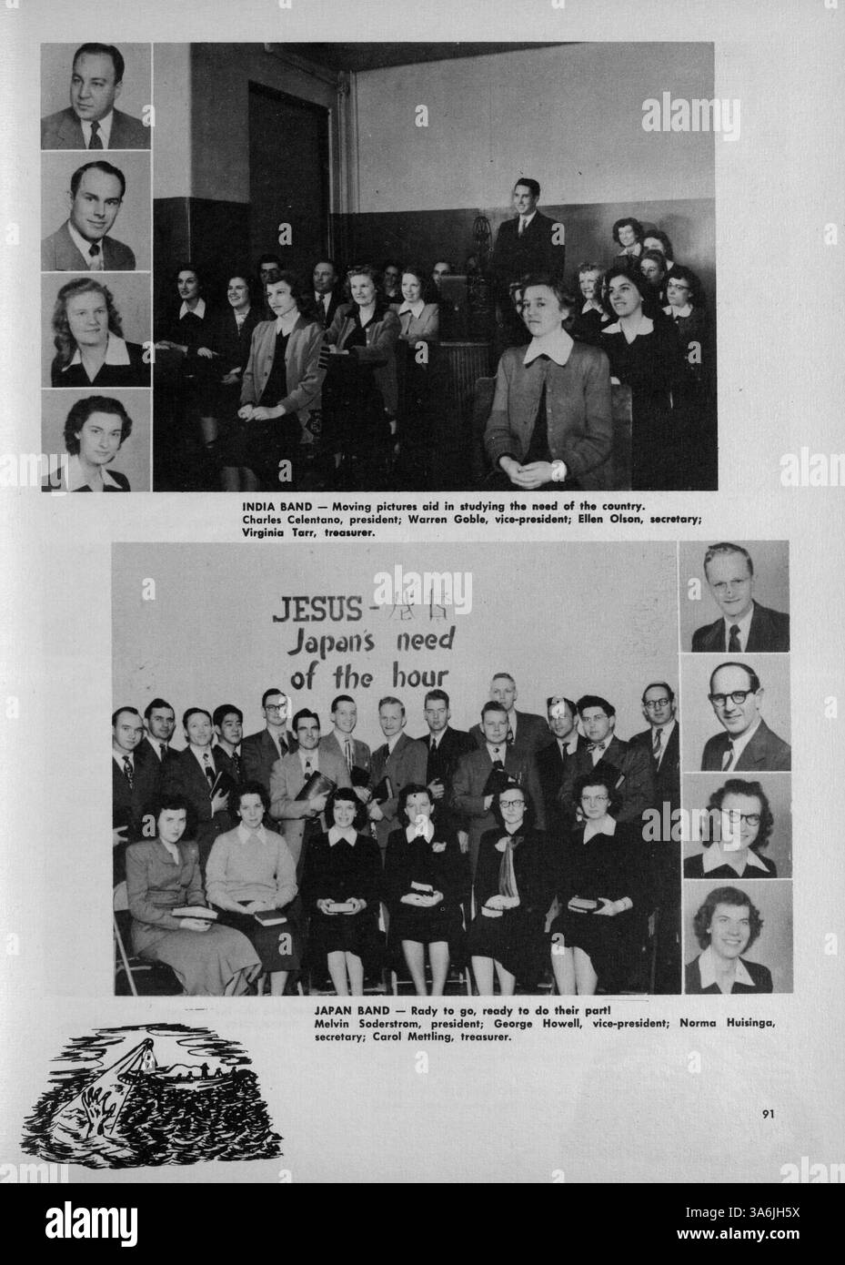 The 1950 yearbook from North Central Bible Institute captures important ...