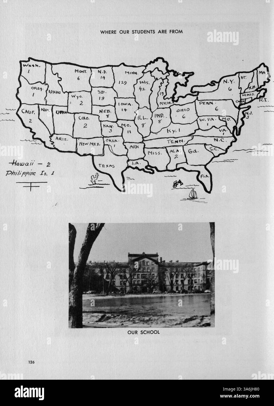 The North Central Bible Institute Yearbook from 1950 documents the key ...