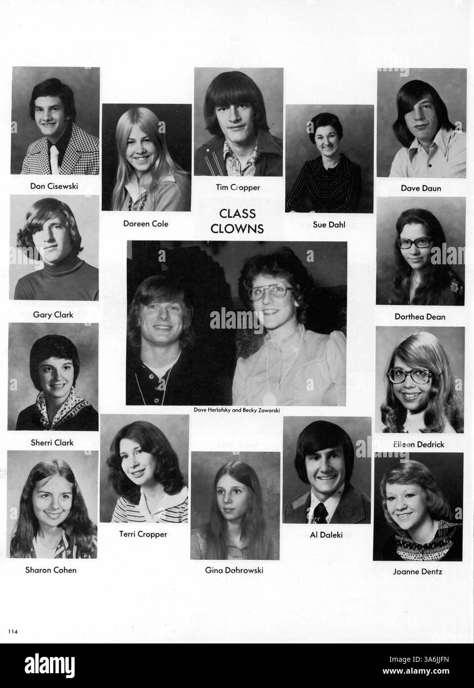 This high school yearbook from 1976, the '76 Wizard', documents the ...