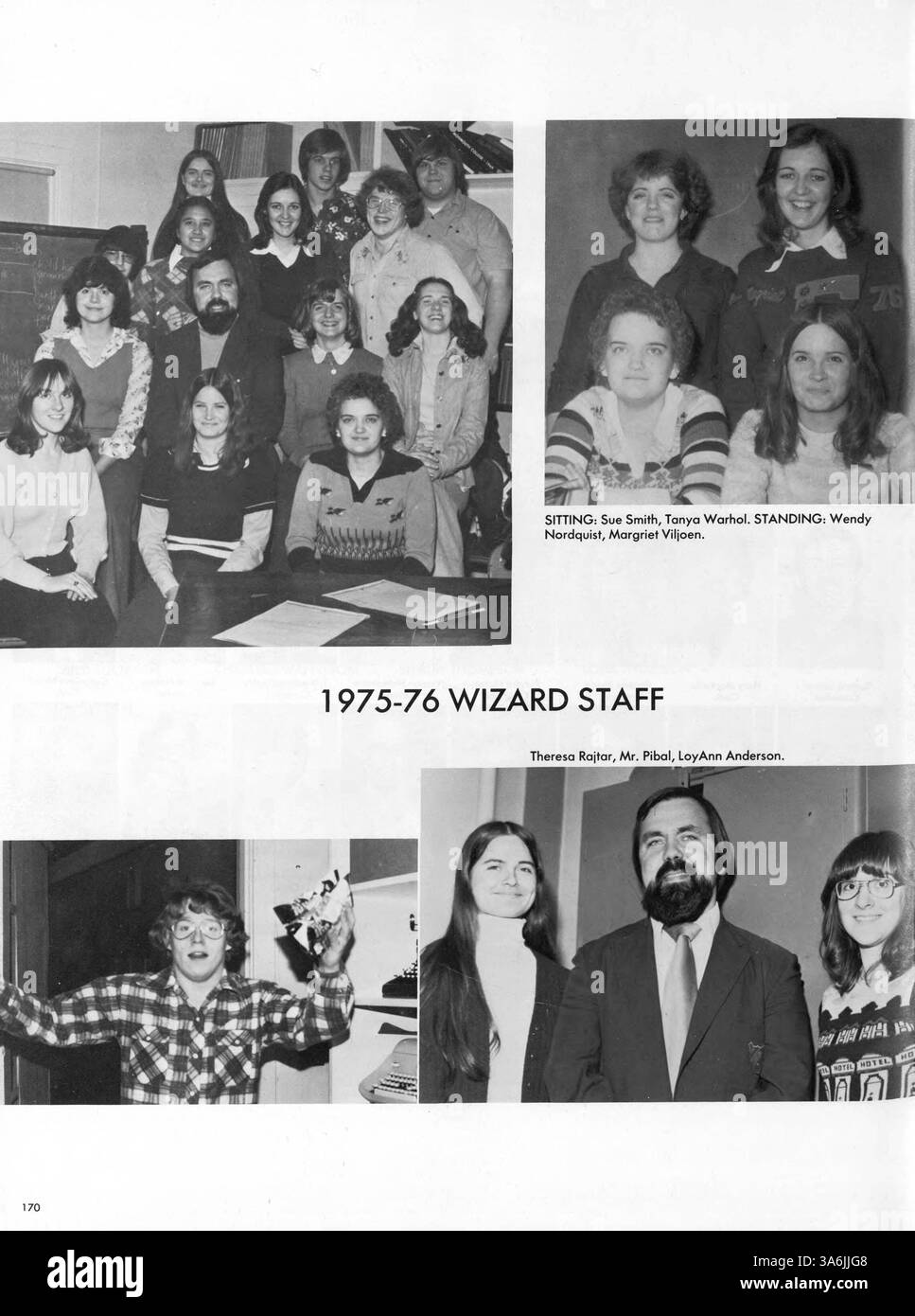 The 1976 edition of the Edison Yearbook highlights the students ...