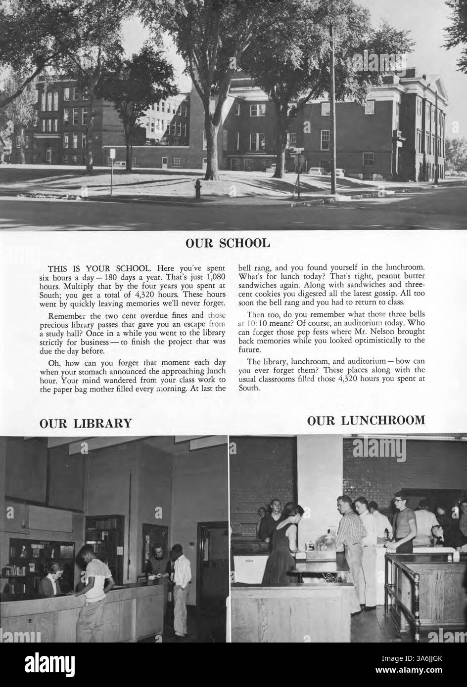 The 1957 South High Yearbook, 'Tiger 57', captures student activities ...