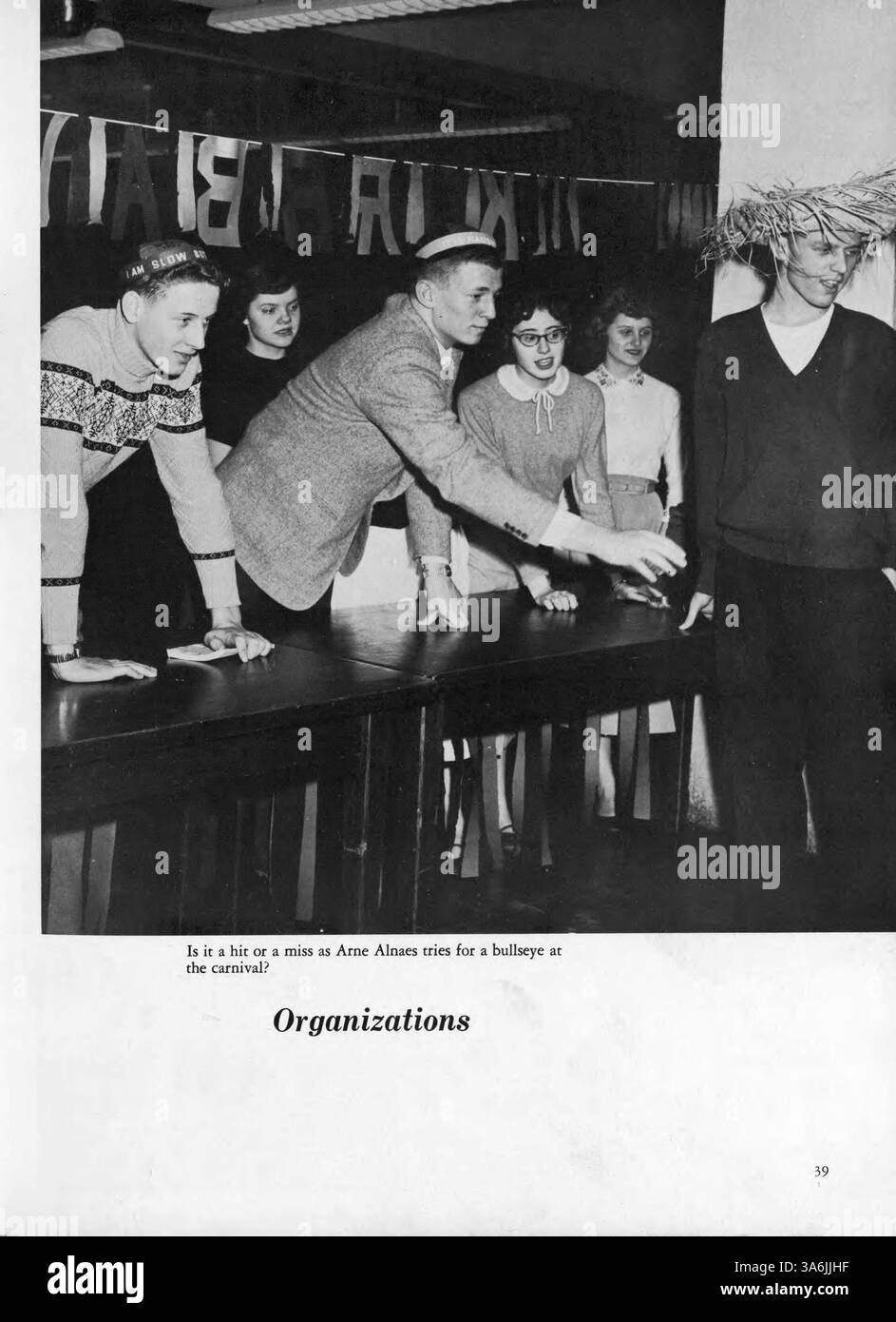 The 1957 'Tiger 57' yearbook from South High documents the school year ...