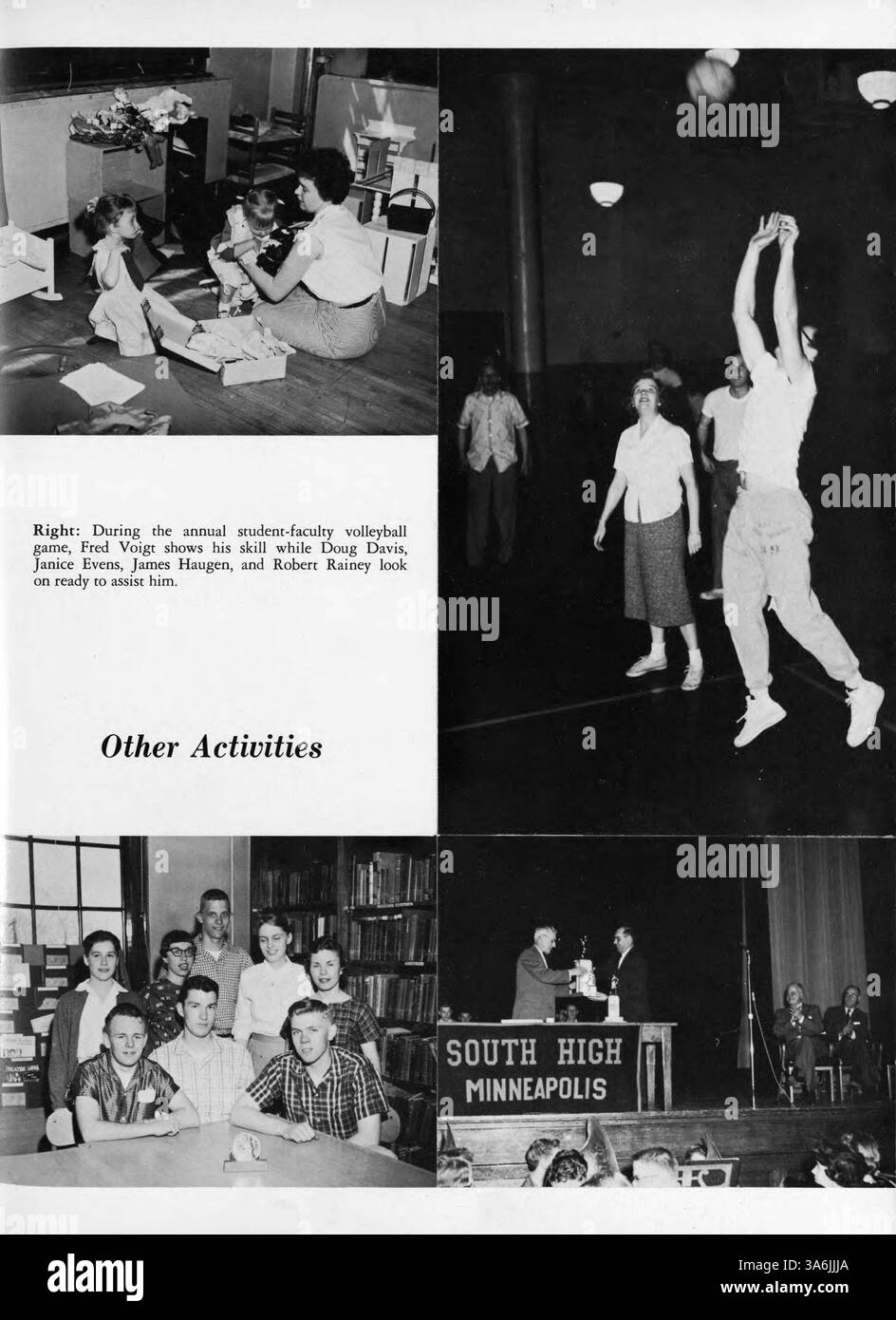 The 'Tiger 57' yearbook documents the 1956-1957 school year at South ...